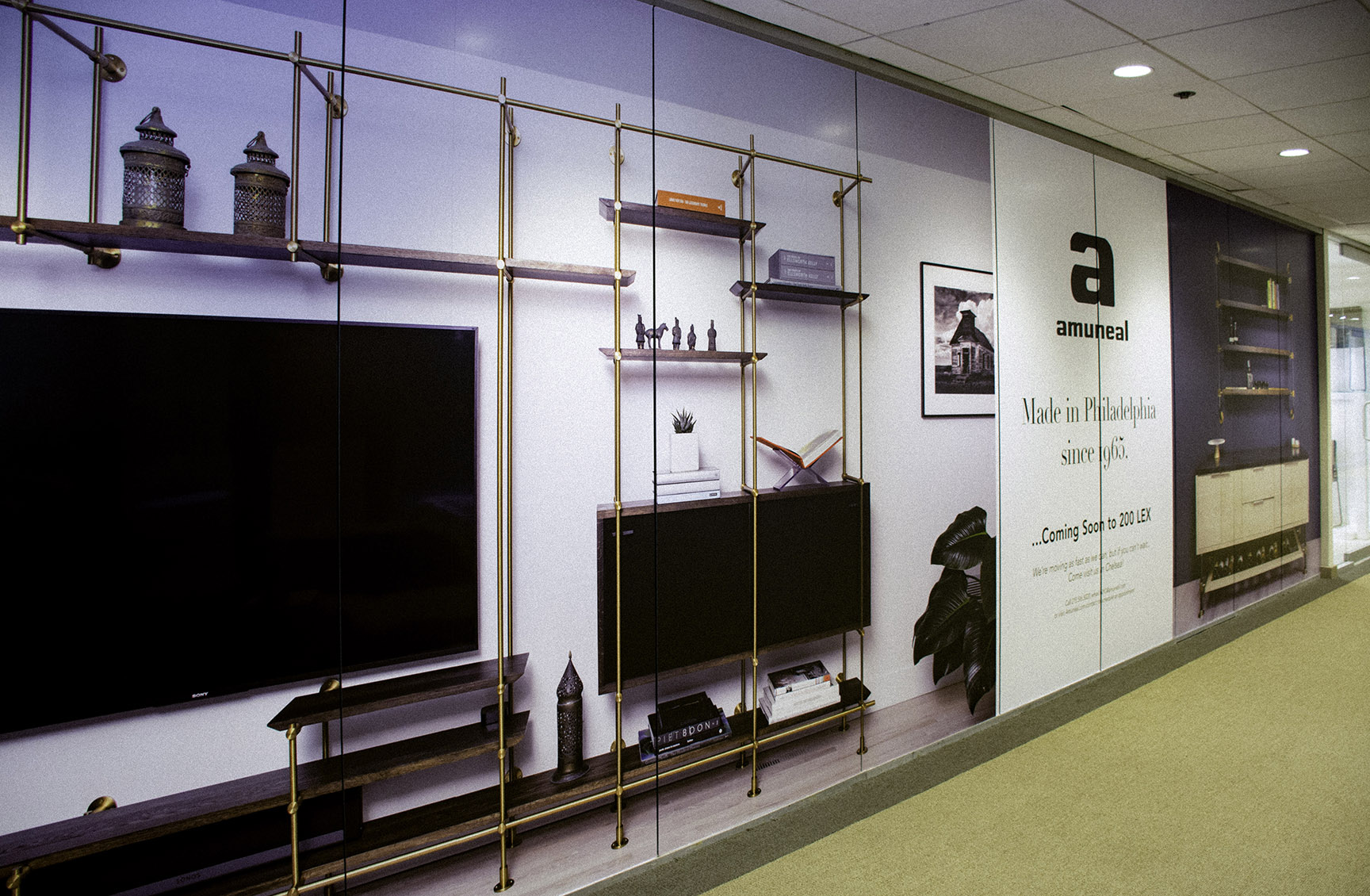 Amuneal Manufacturing Gets Vibrant Wall Graphics Installed During ...