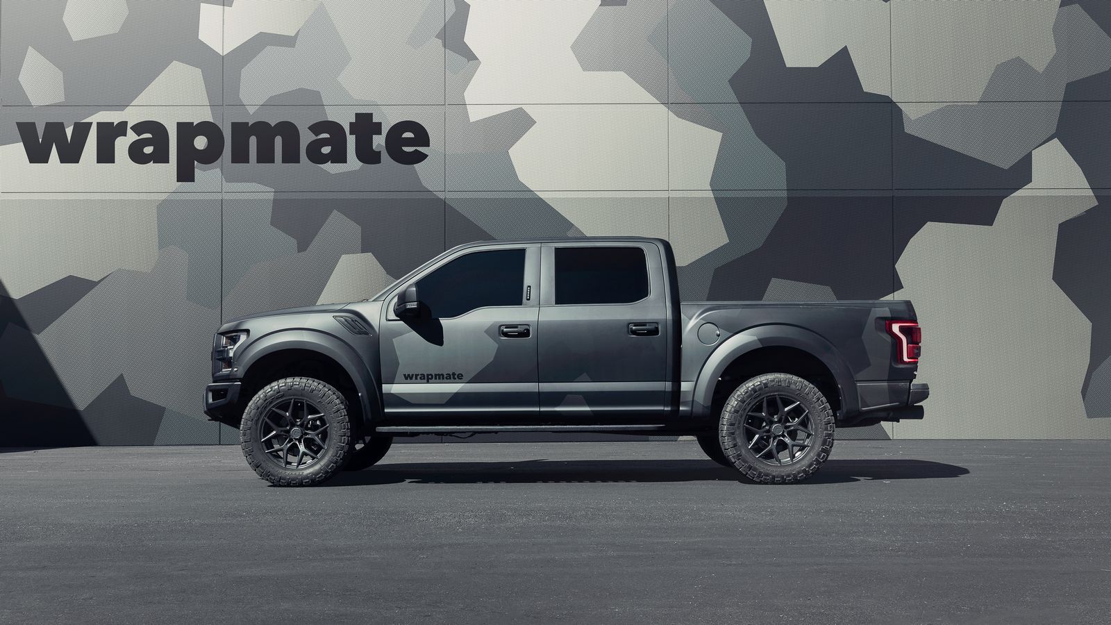 Ford Raptor Camouflage Blanc