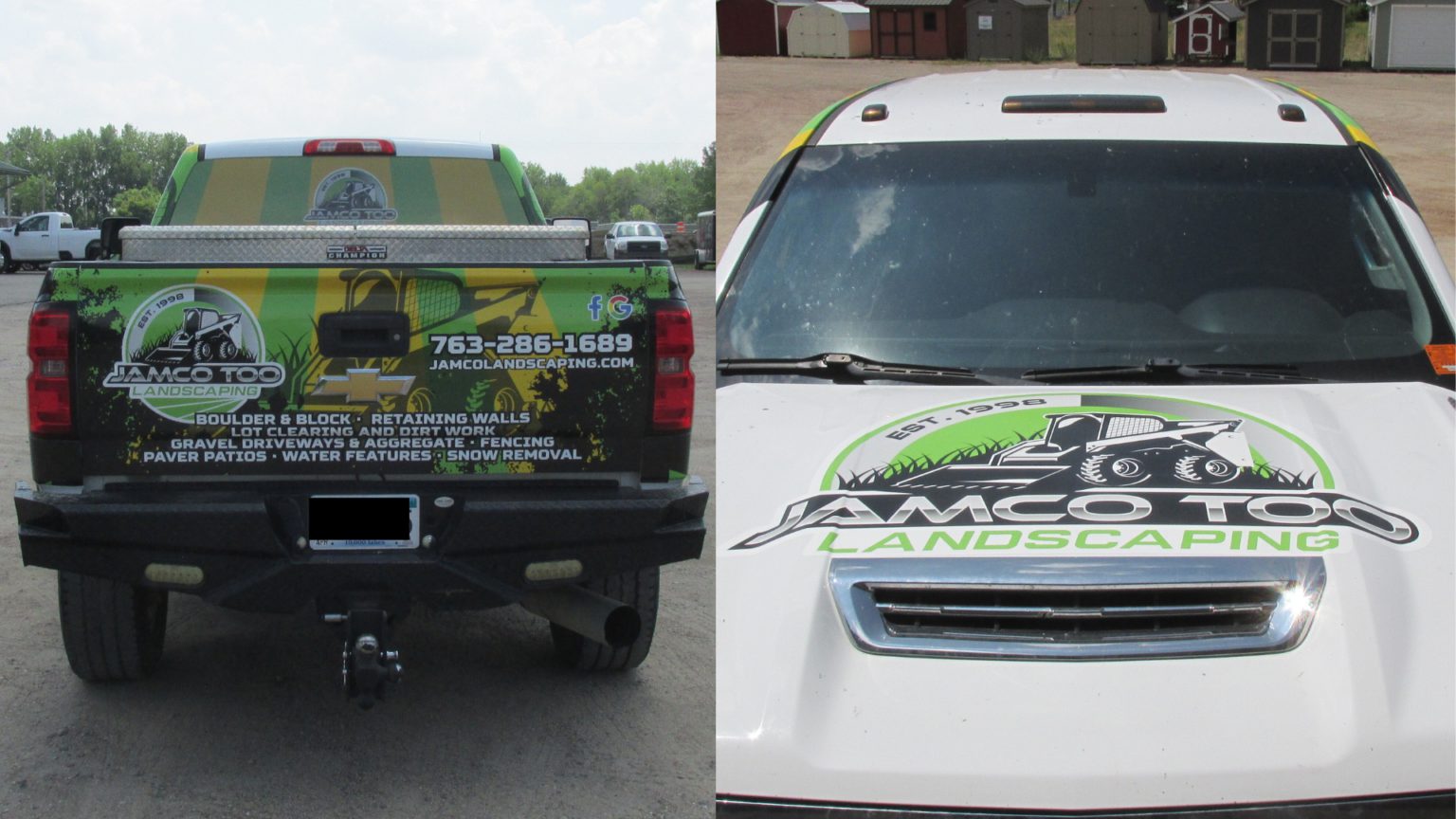 Landscaping vehicle wrap designs, examples, and price ranges
