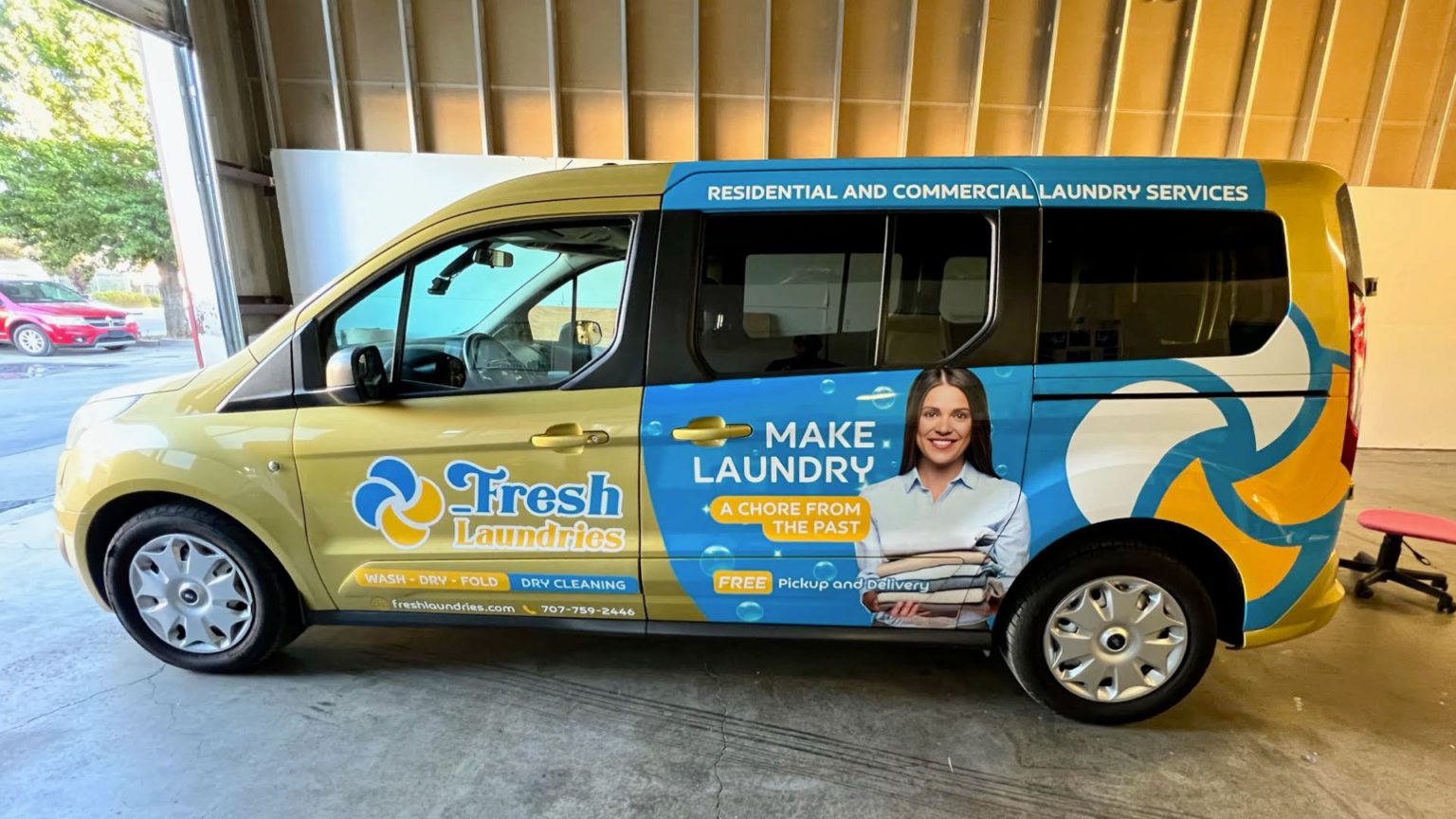 Cleaning Services vehicle wrap designs, examples & price ranges