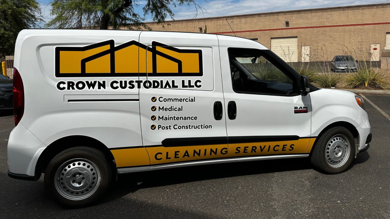 Cleaning Services vehicle wrap designs, examples & price ranges