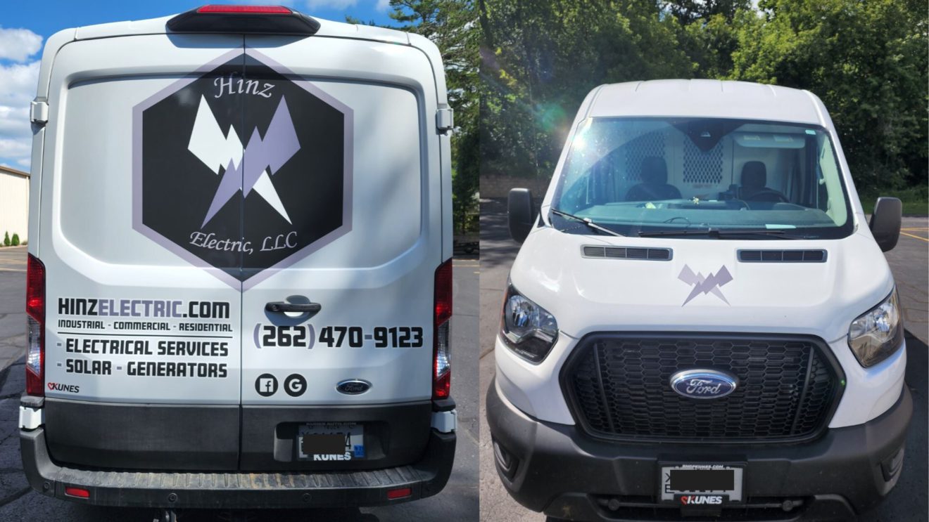 Electrical services vehicle wrap designs, examples & price ranges