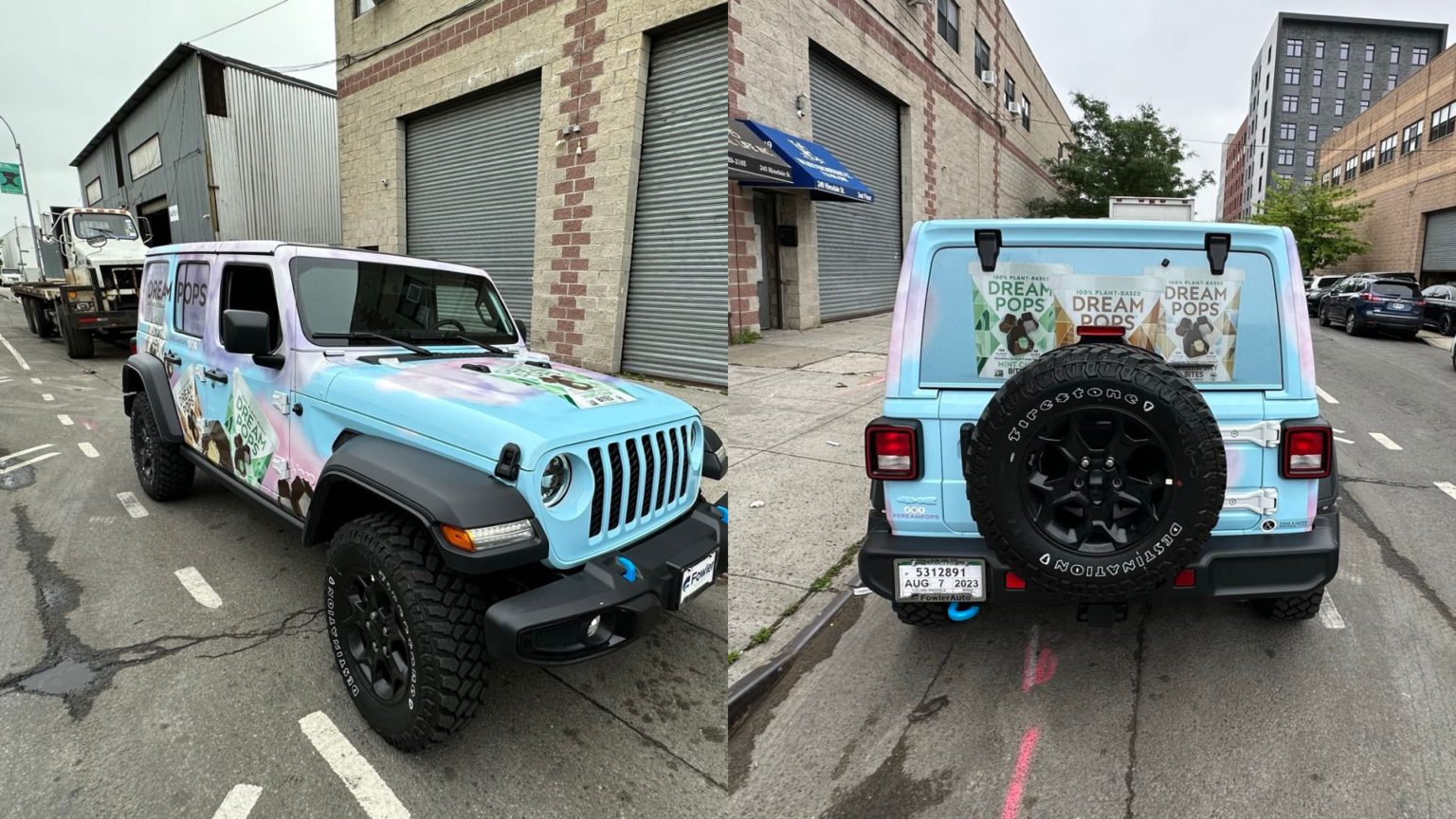 Food services vehicle wrap designs, examples & price ranges