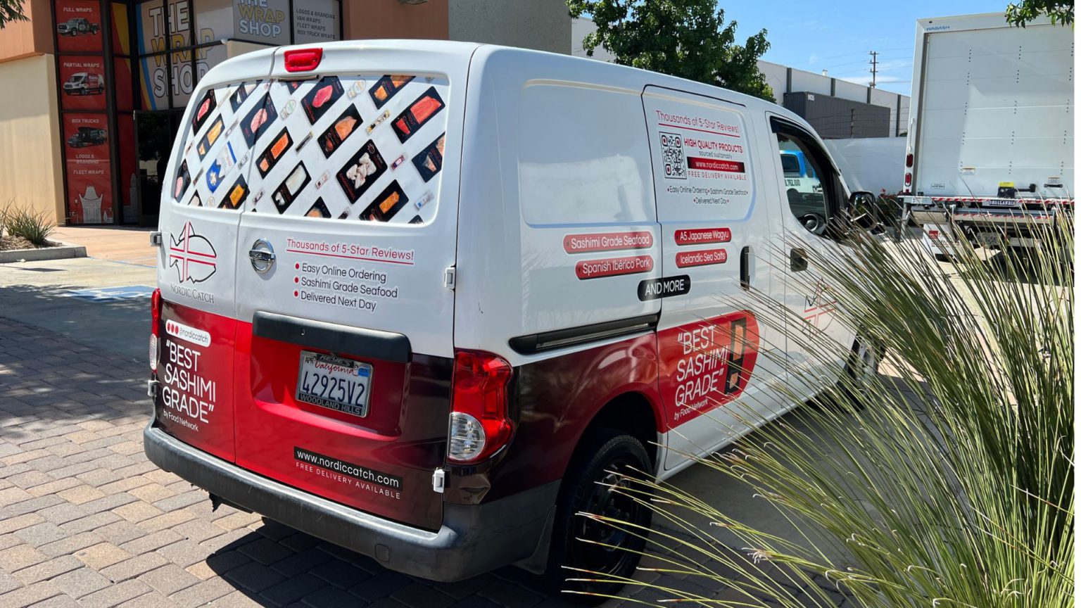 Food services vehicle wrap designs, examples & price ranges