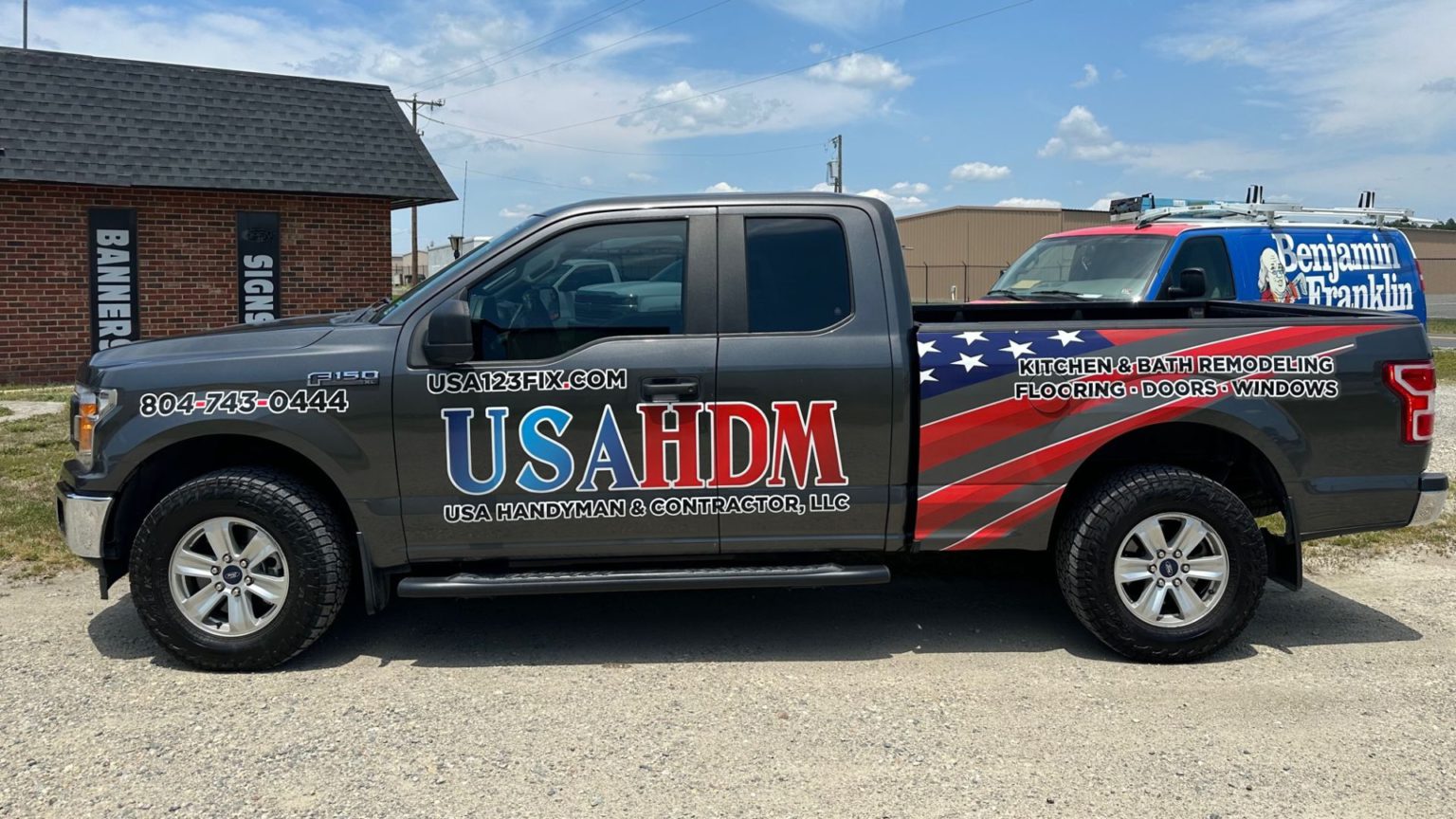 General contractor vehicle wrap designs, examples & price ranges