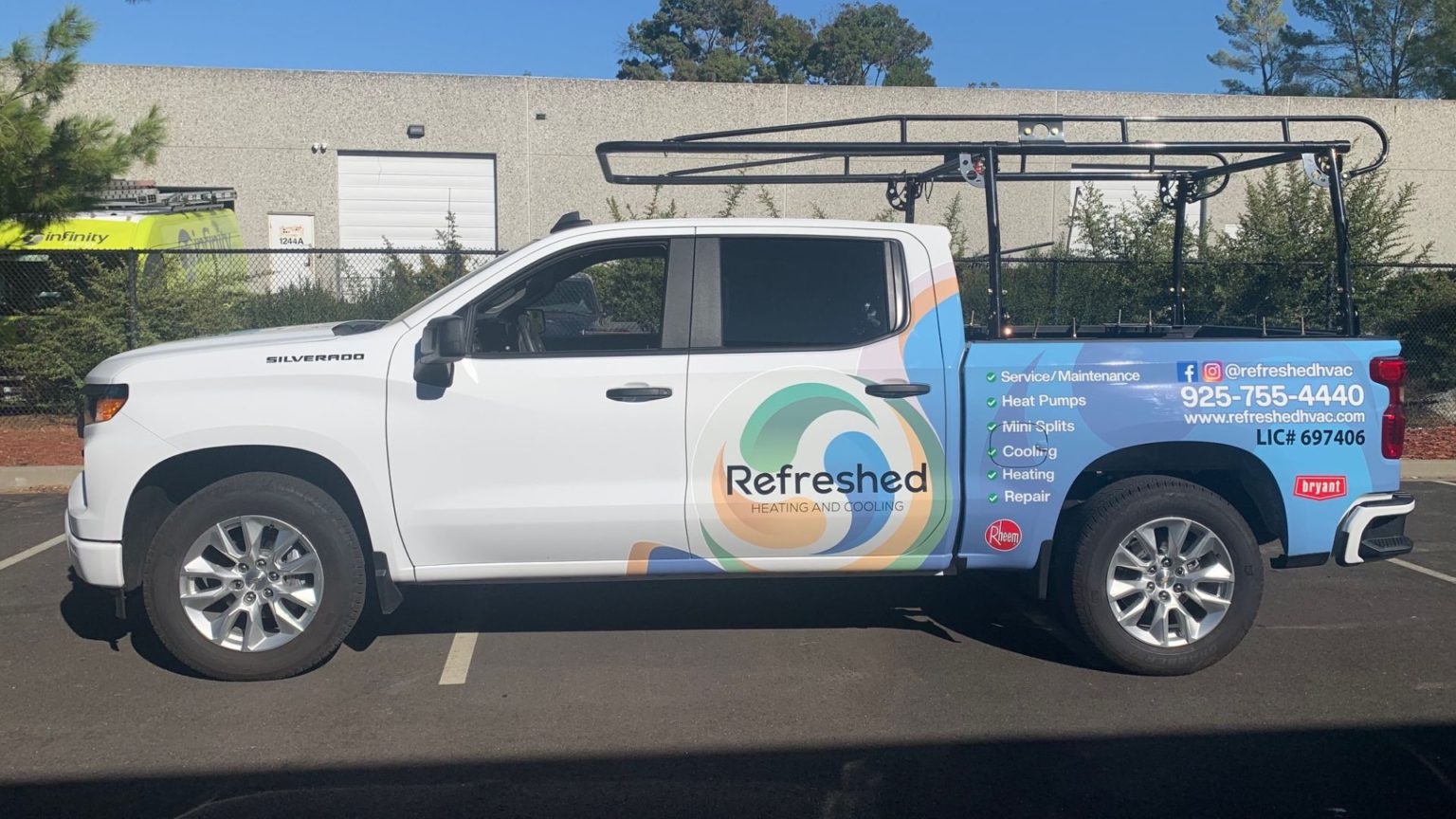 HVAC vehicle wrap designs, examples & price ranges