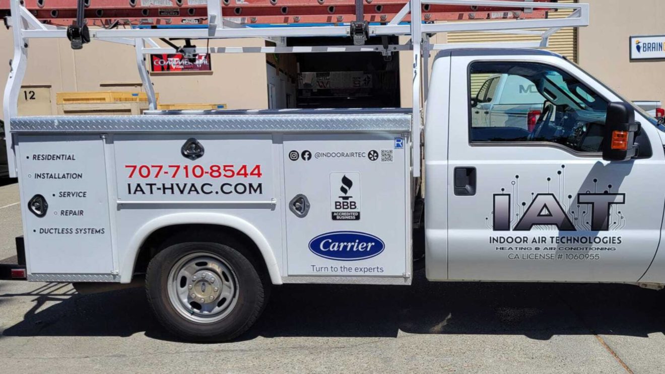 HVAC vehicle wrap designs, examples & price ranges
